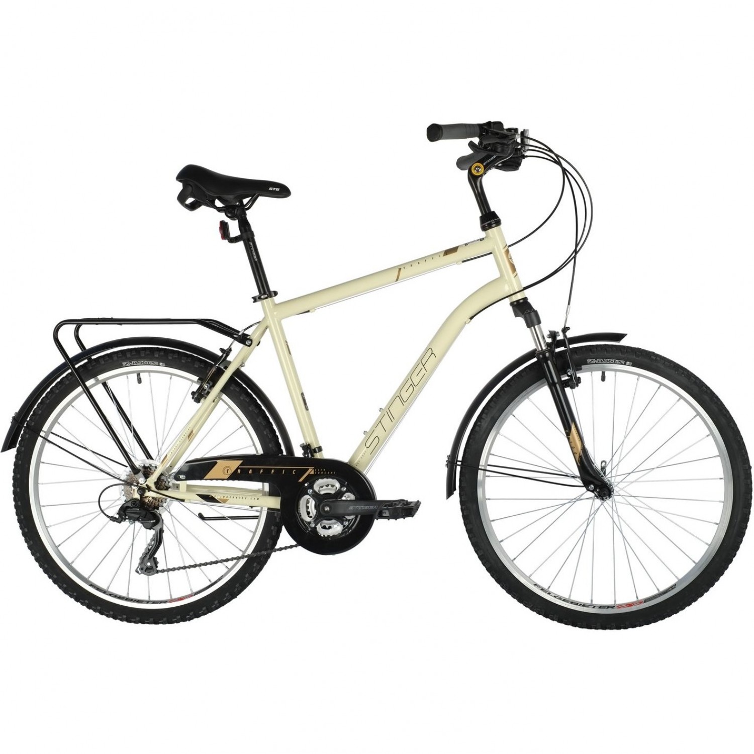 Дорожный велосипед STINGER TRAFFIC коричневый с рамой 18" 26SHV.TRAFFIC ...